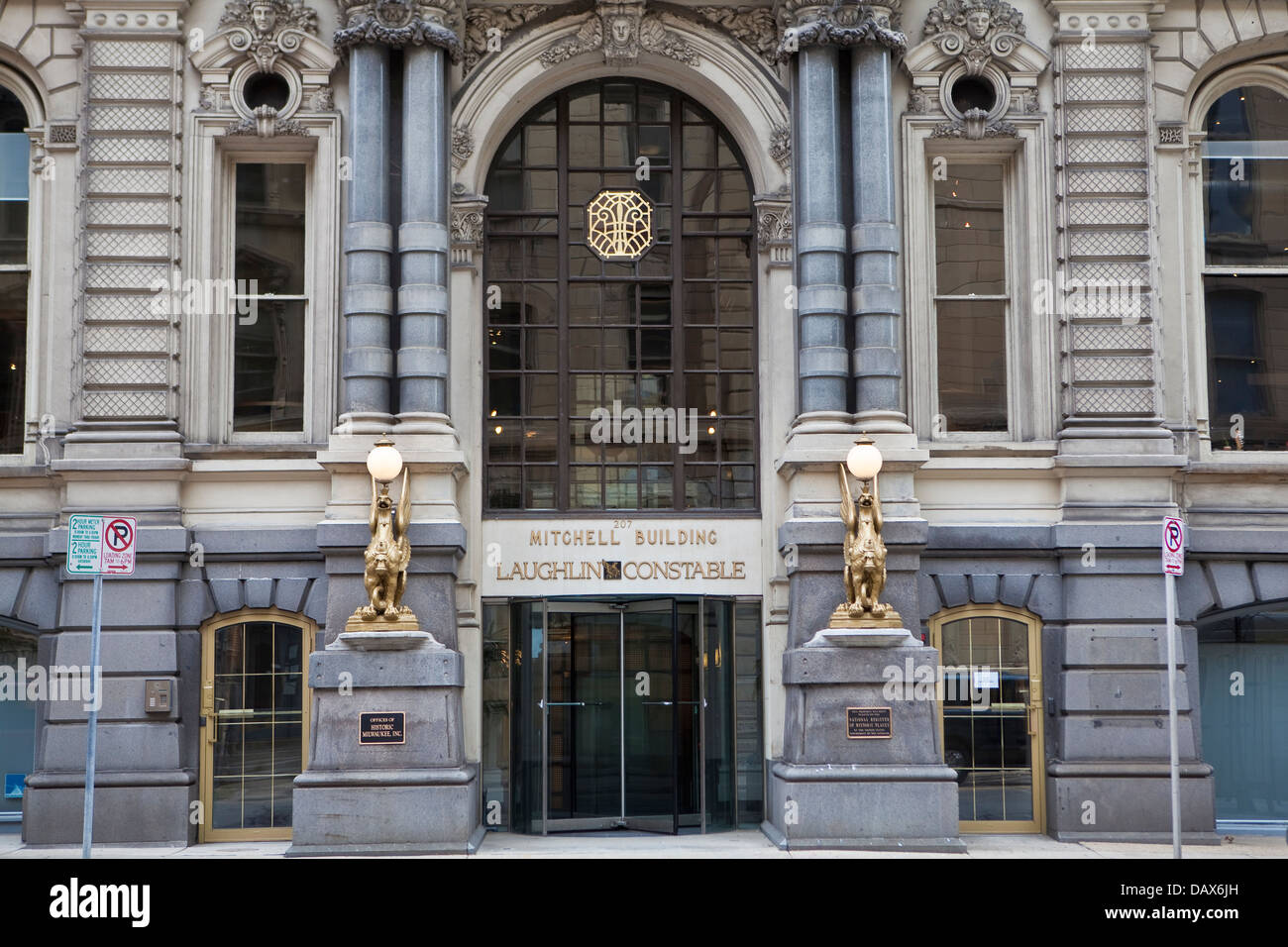 The Mitchell building is seen in Milwaukee Stock Photo - Alamy