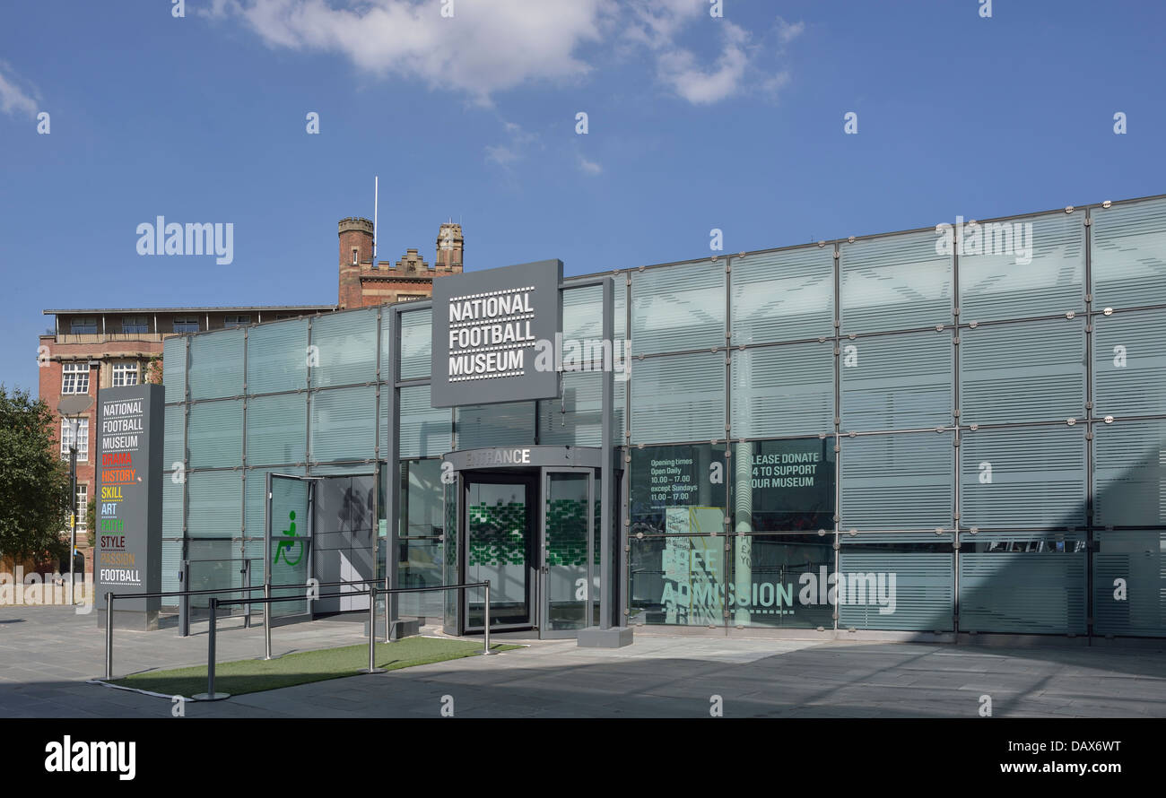 the national football museum, manchester, uk Stock Photo - Alamy