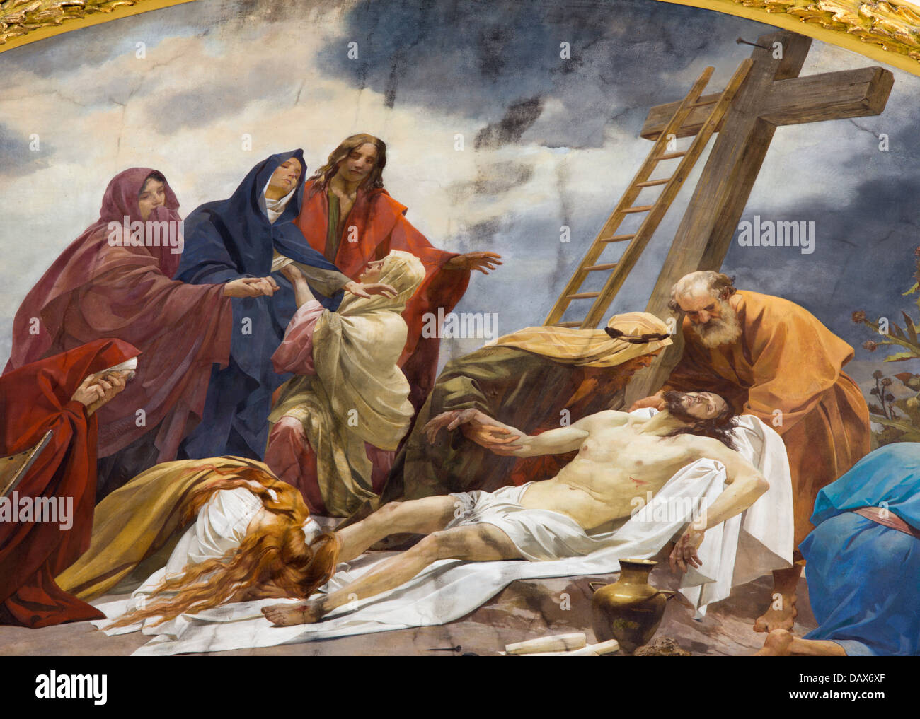 The deposition of jesus from the cross hi-res stock photography and ...