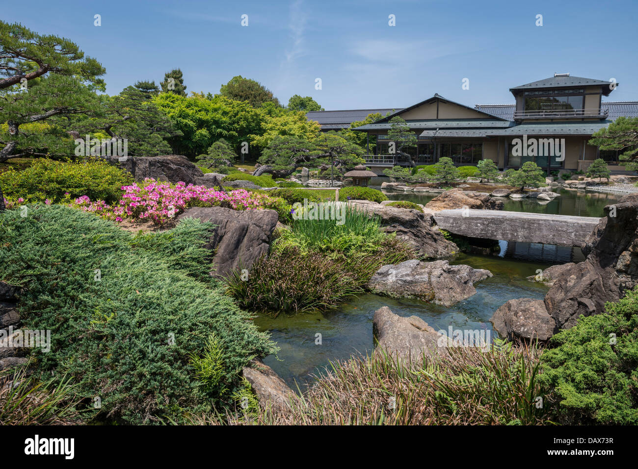 Yushien Japanese Garden, Matsue City, Japan Stock Photo - Alamy