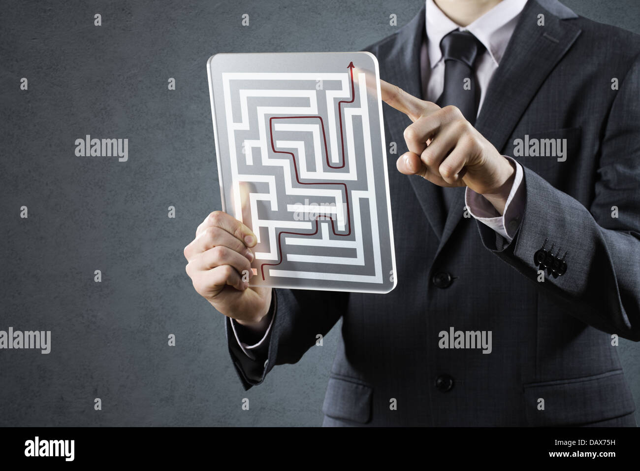 Choose the correct way Stock Photo - Alamy