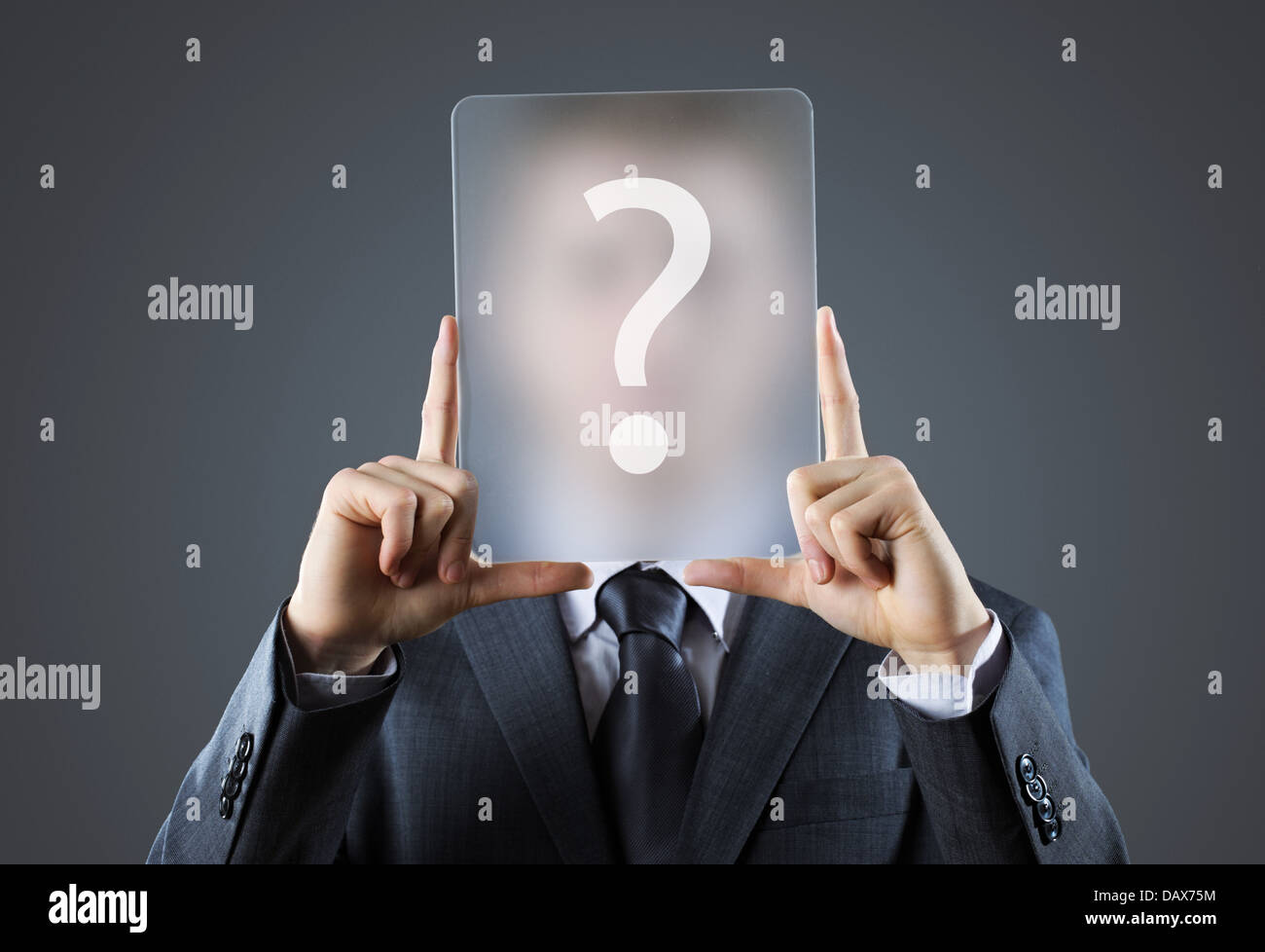 Question mark people hi-res stock photography and images - Alamy