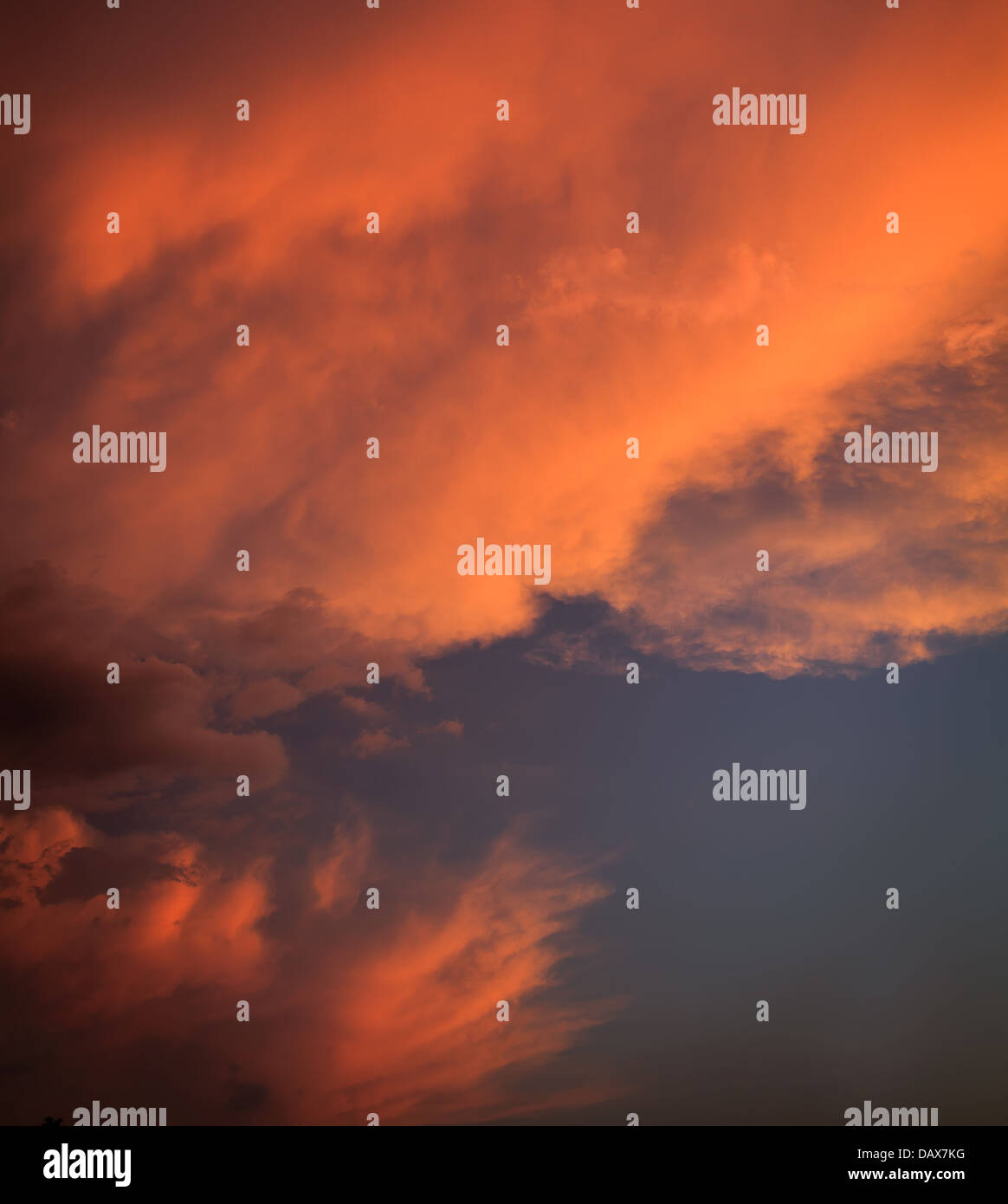 Sunset sky background Stock Photo - Alamy