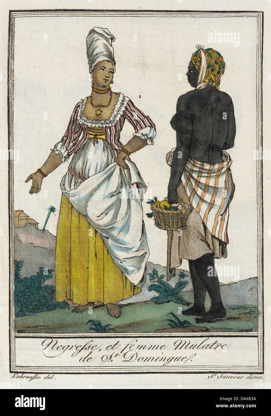 Costumes de Differents Pays, 'Negresse, et Femme Mulatre de St ...