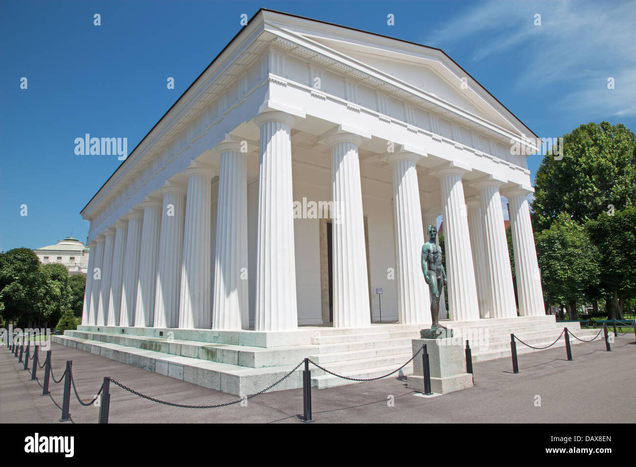 Vienna - Volksgarten. Theseus temple from years 1819 bis 1823 by Peter ...