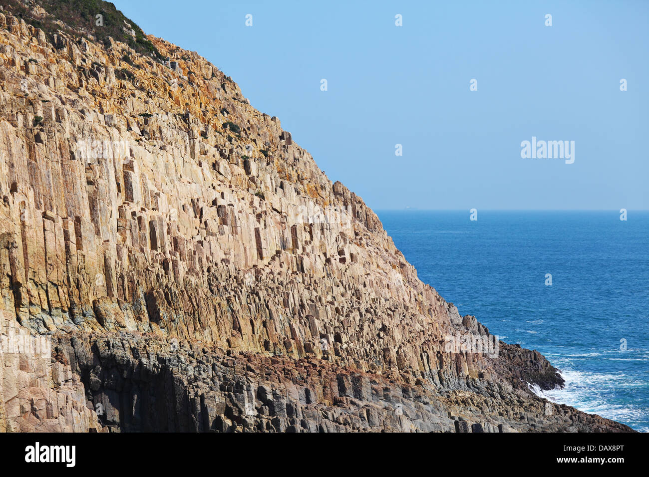 Hong Kong Geographical Park , hexagonal column Stock Photo - Alamy