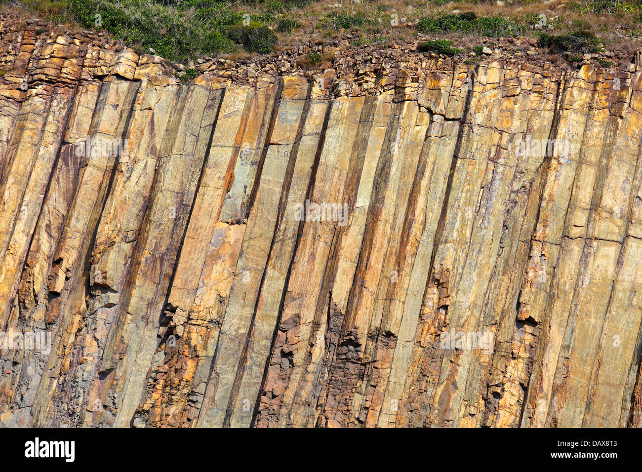 Hong Kong Geo Park , hexagonal column Stock Photo - Alamy