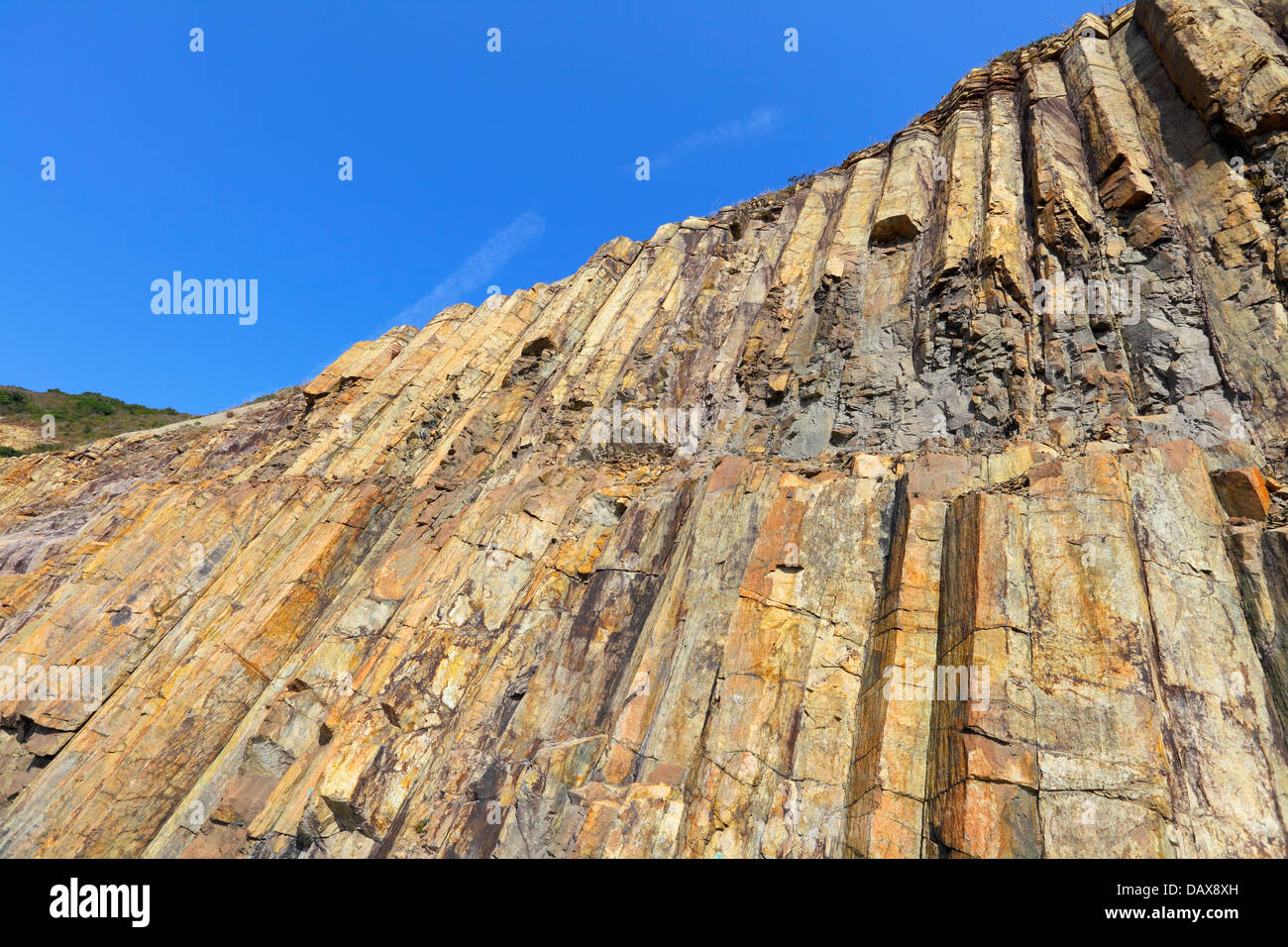 Hong Kong Geo Park , hexagonal column Stock Photo - Alamy