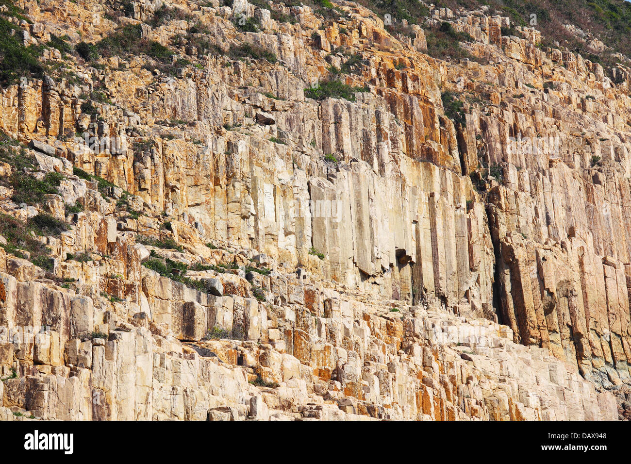 Hong Kong Geographical Park , hexagonal column Stock Photo - Alamy