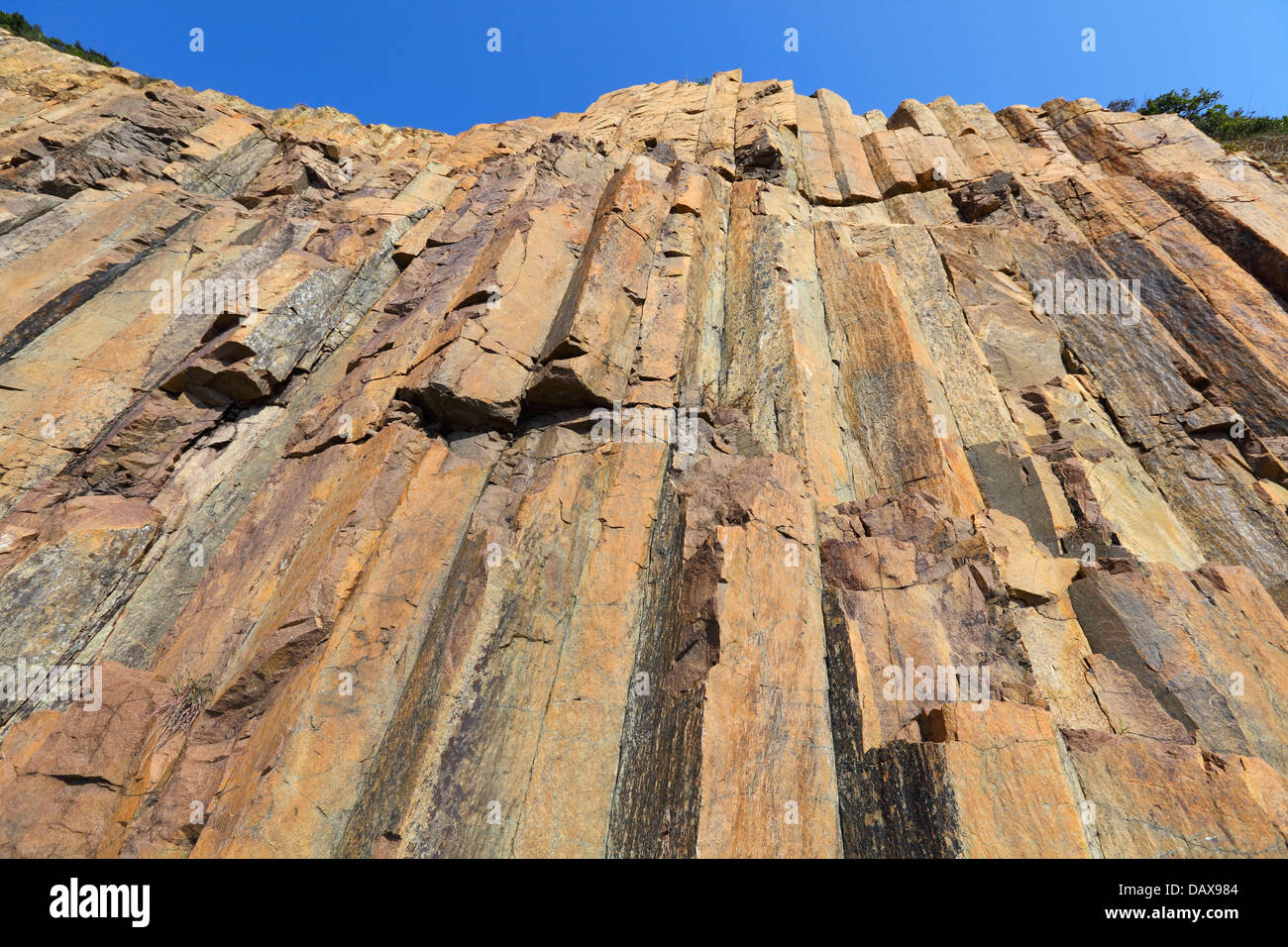 Hong Kong Geographical Park , hexagonal column Stock Photo - Alamy