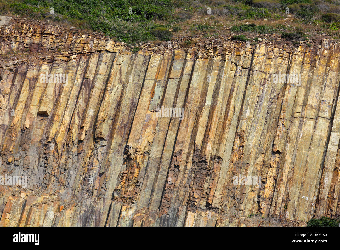 Hong Kong Geographical Park , hexagonal column Stock Photo - Alamy
