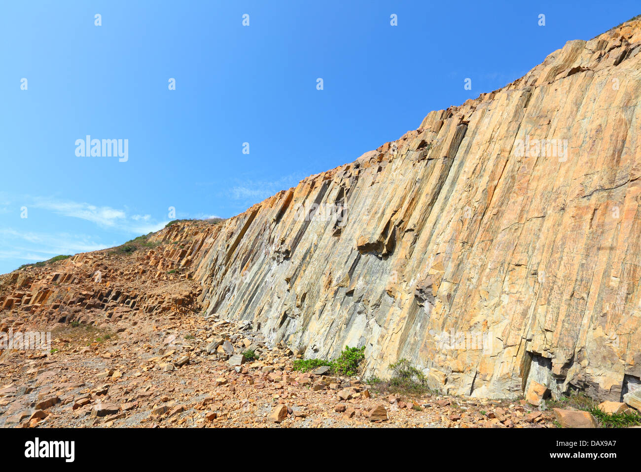 Hong Kong Geographical Park , hexagonal column Stock Photo - Alamy