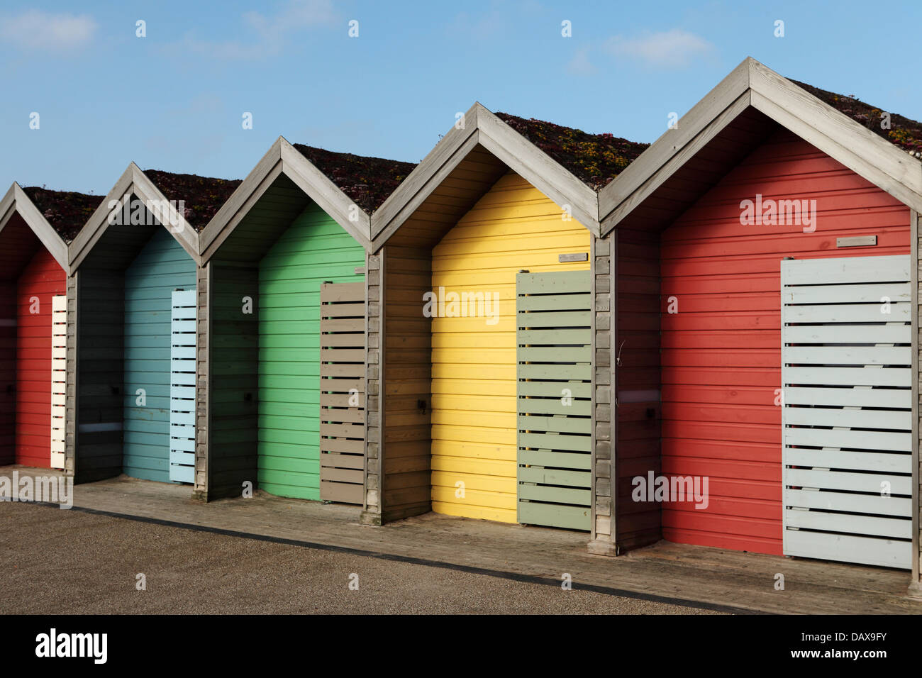 Blyth beach hut hi-res stock photography and images - Alamy