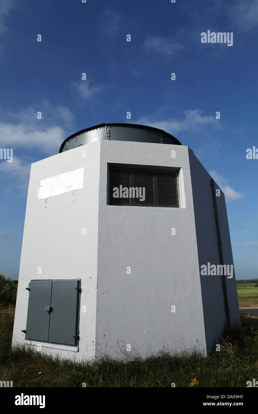 The observation post at Blyth Battery in Northumberland, England Stock ...