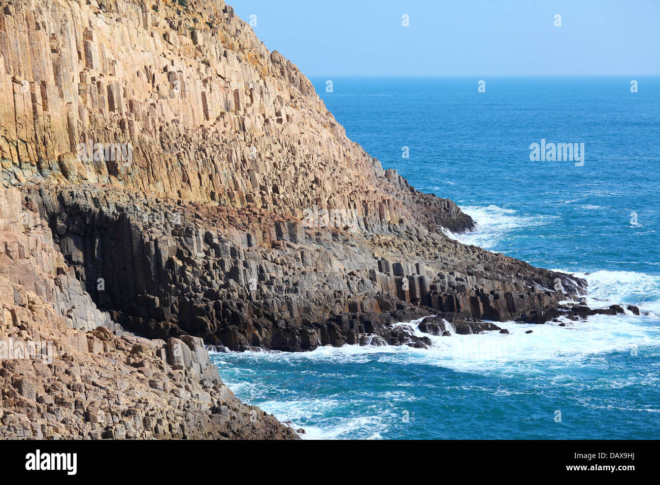 Hong Kong Geographical Park , hexagonal column Stock Photo - Alamy