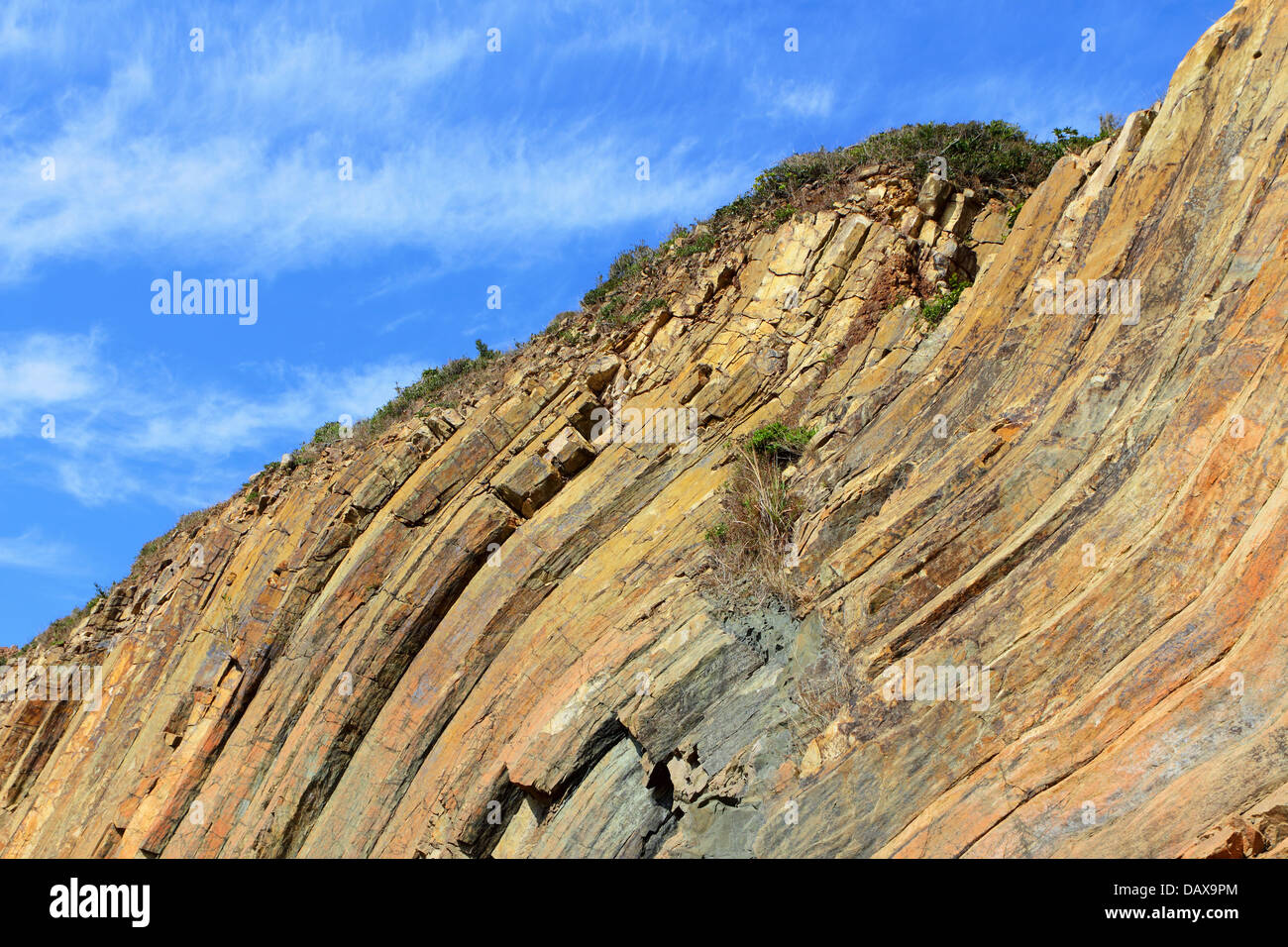 Hong Kong Geographical Park , hexagonal column Stock Photo - Alamy