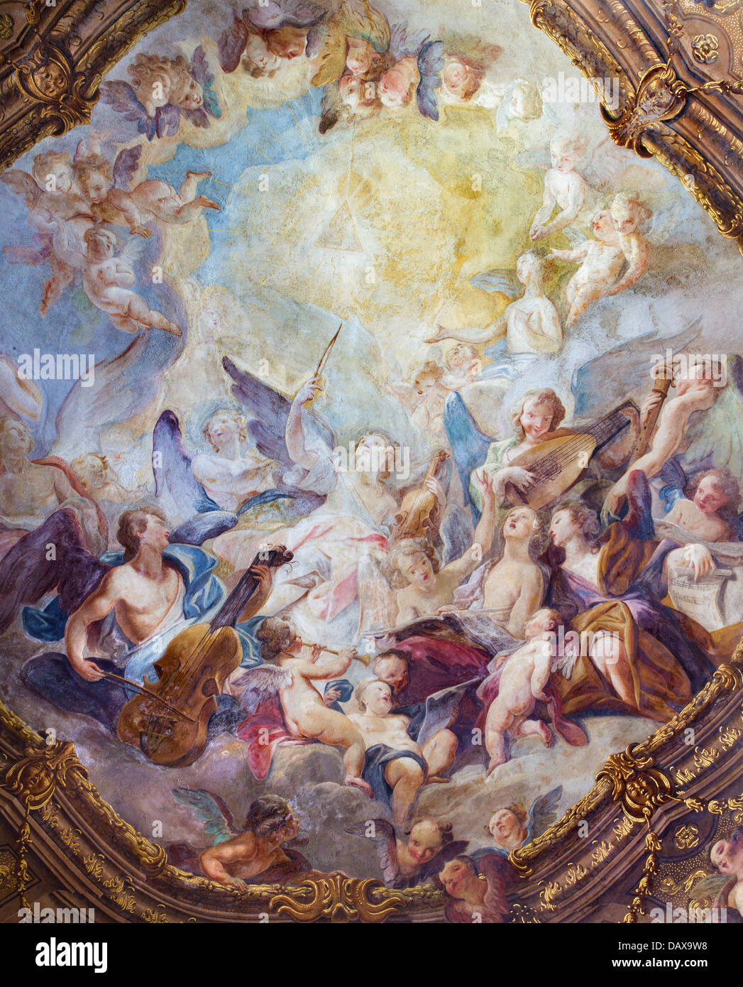 Ceiling fresco in one hi-res stock photography and images - Alamy