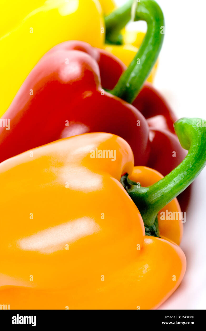 three bell peppers Stock Photo - Alamy