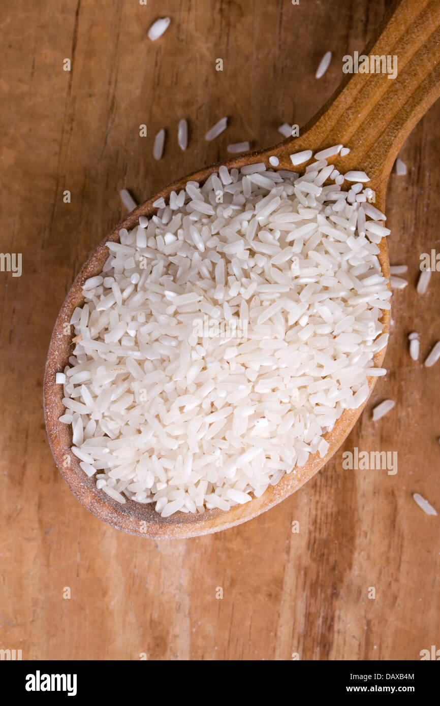 uncooked white rice Stock Photo - Alamy