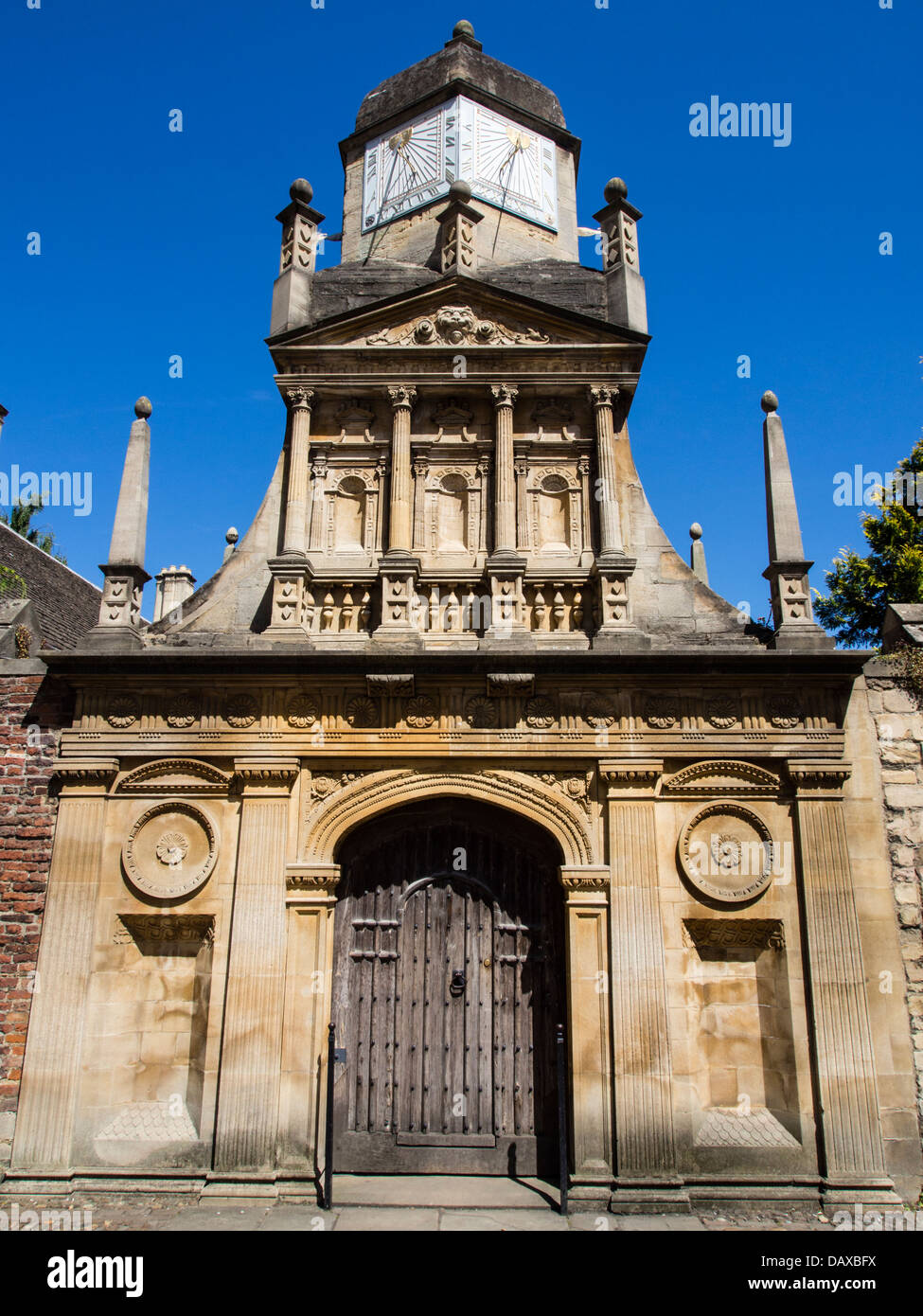 The Gate of Honour in Senate House Passage leading in the court of ...