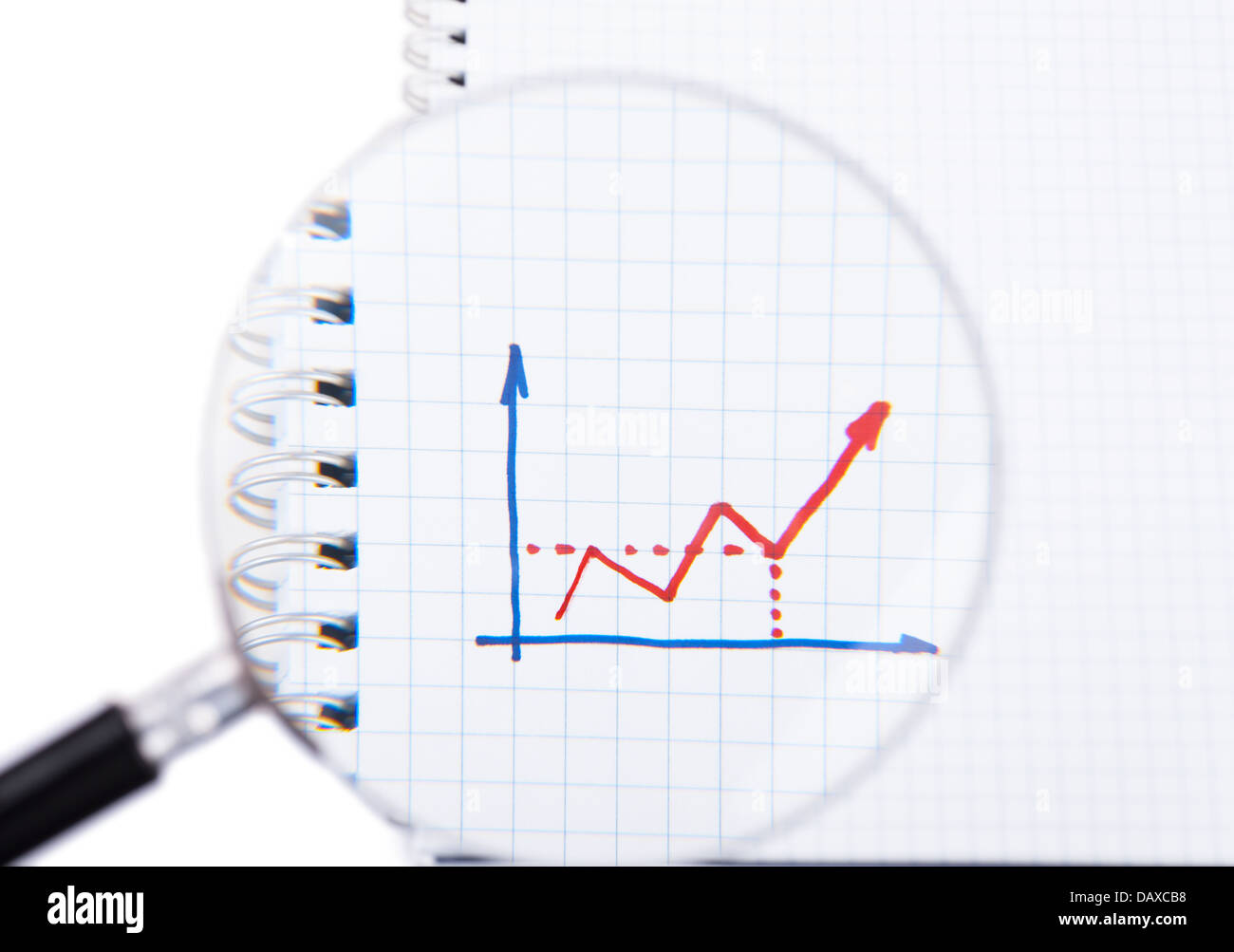 Hand drawing chart Stock Photo - Alamy