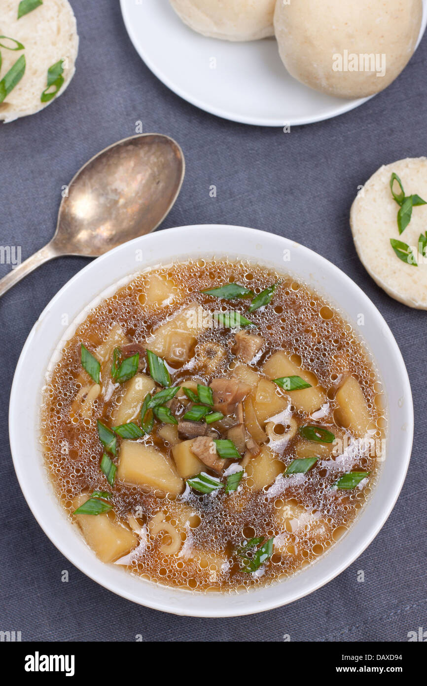 Healthy soup from above hi-res stock photography and images - Alamy