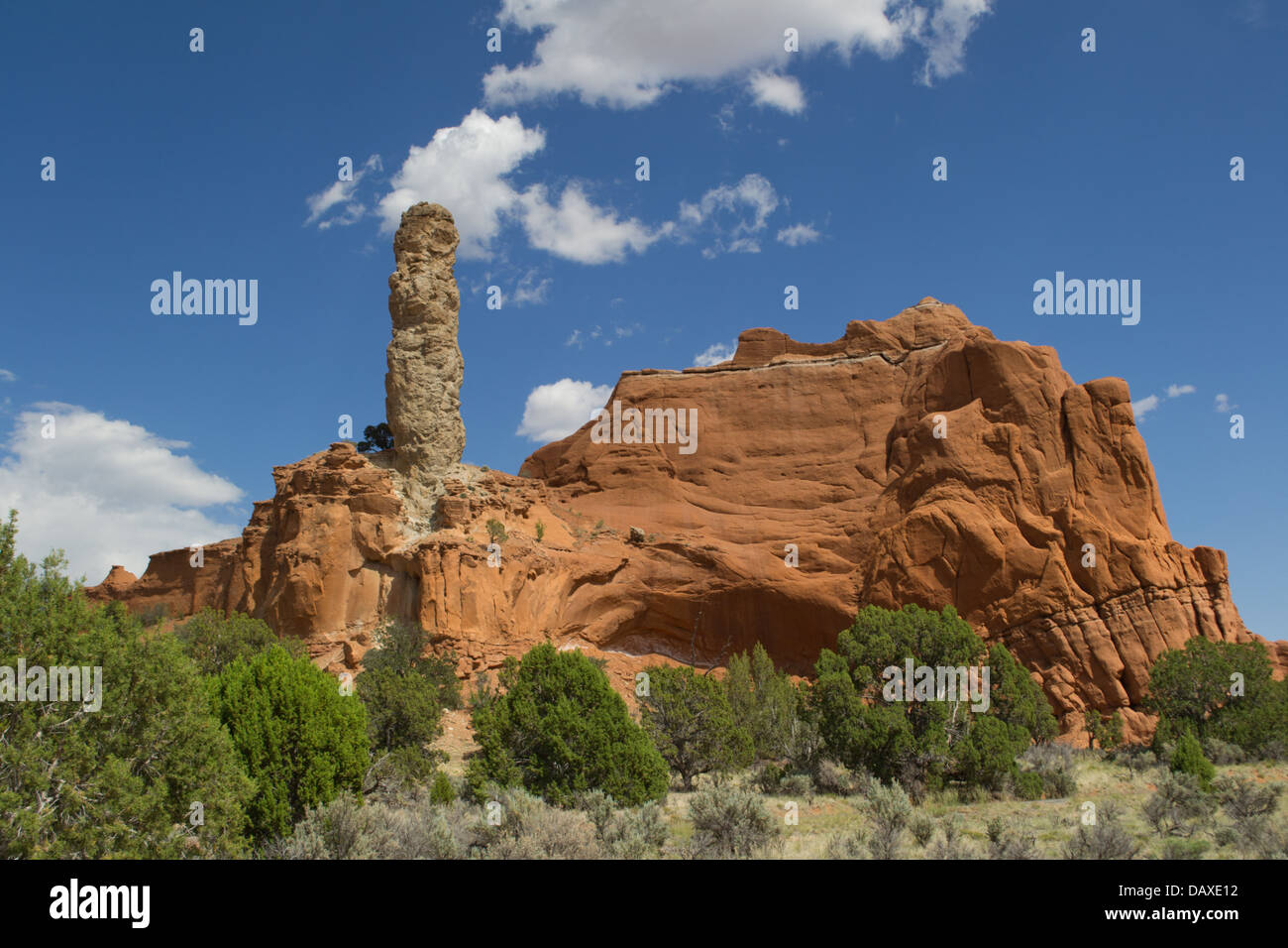 Rock With Smoke Stack Stock Photo - Alamy