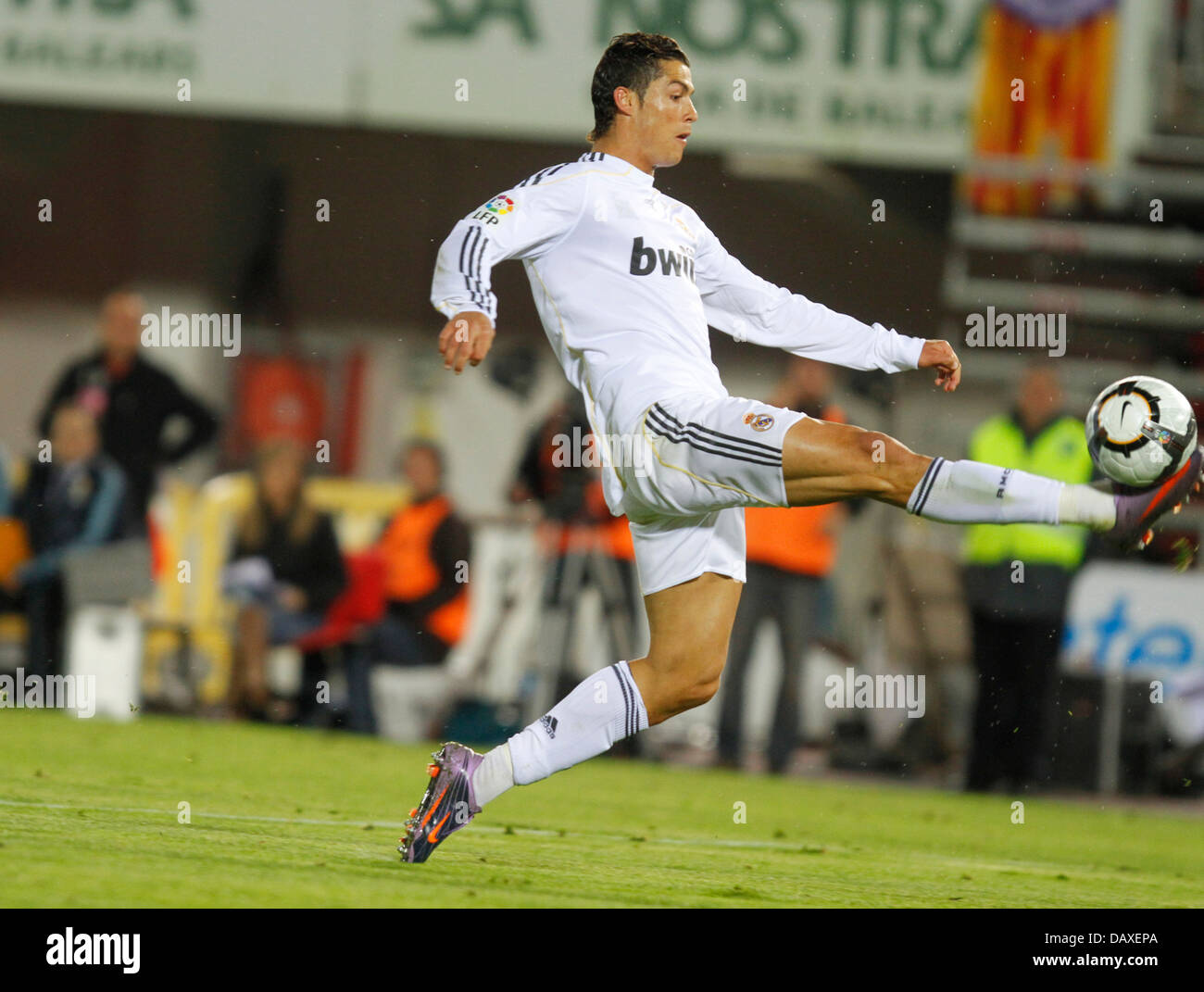 Real Madrid´s soccer player Cristiano Ronaldo seen during a match in ...