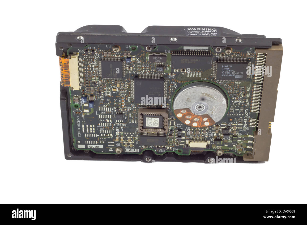 Old Hard Disk Electronic Board Stock Photo - Alamy