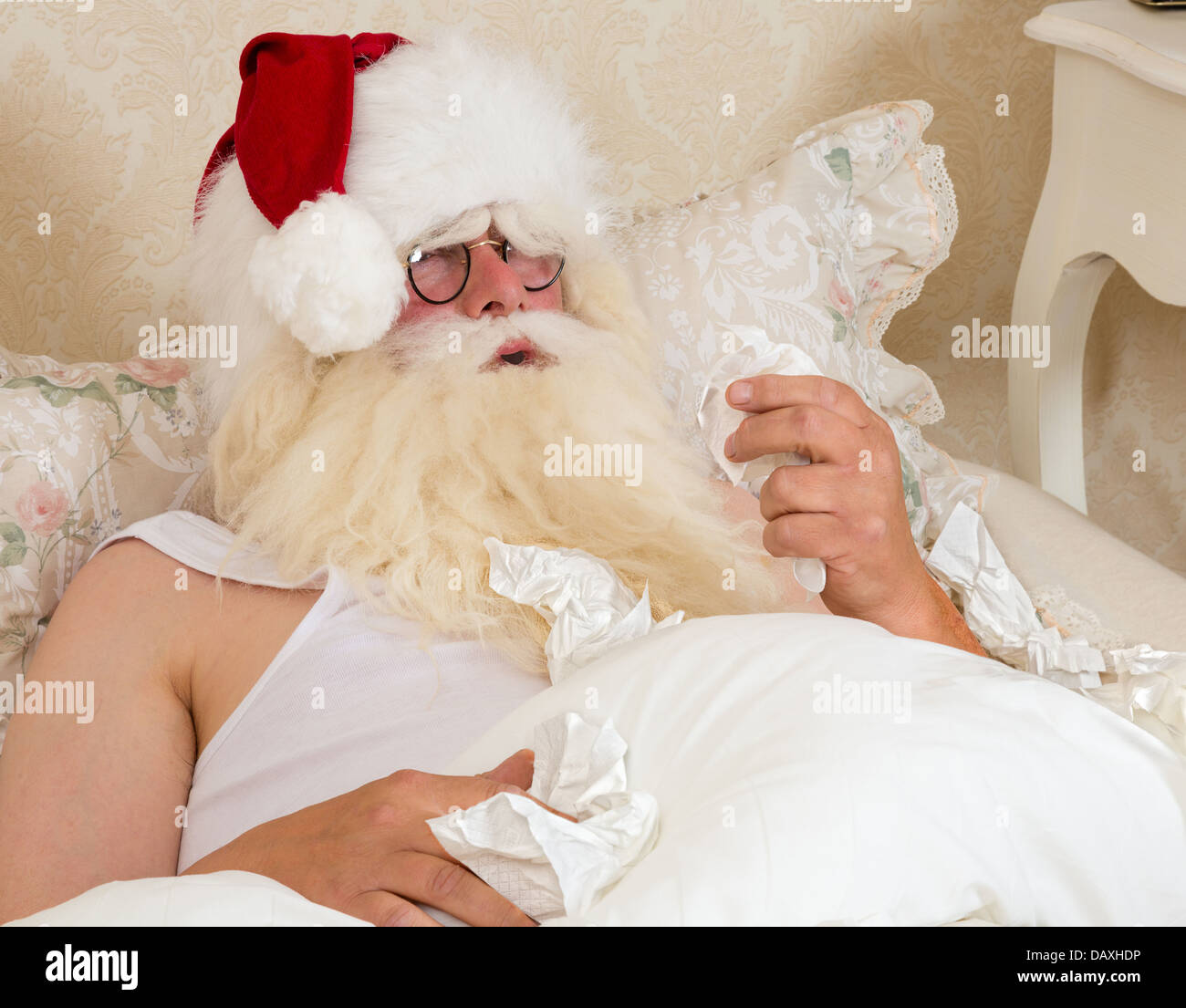 Sick santa claus hi-res stock photography and images - Alamy