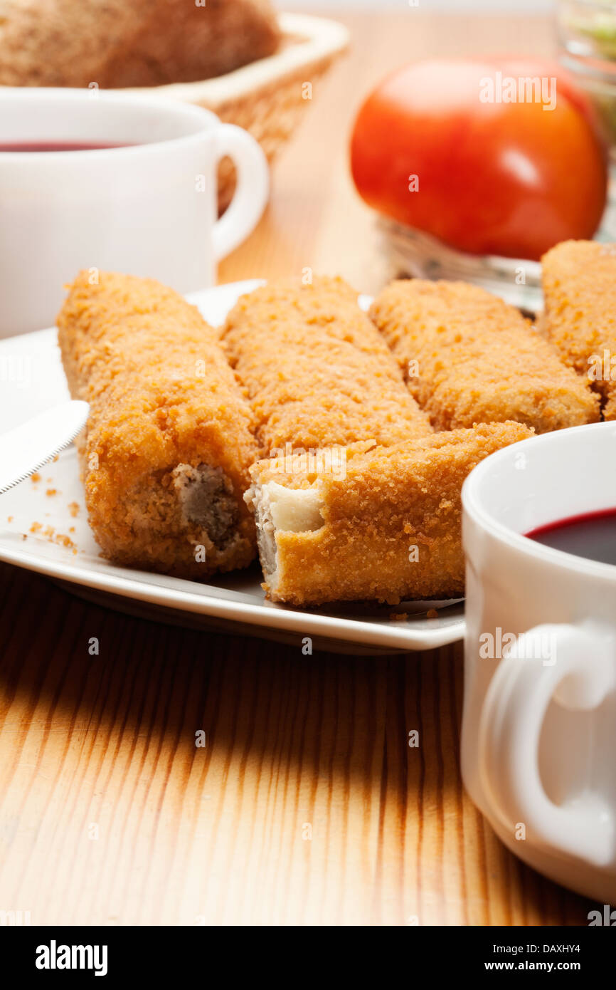 Croquette french food hi-res stock photography and images - Alamy