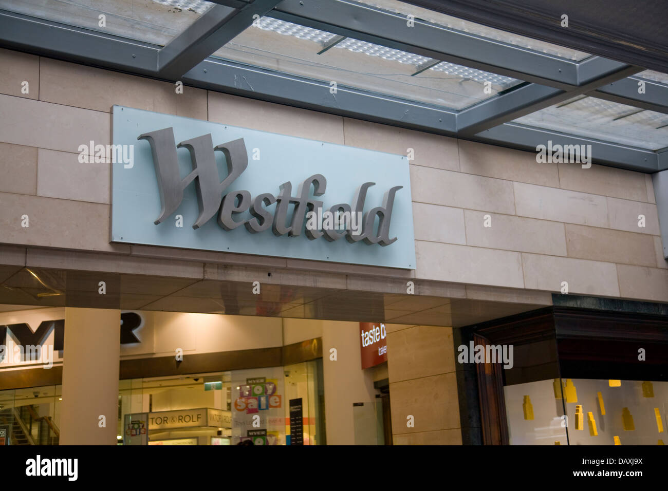 westfield sign in sydney Stock Photo - Alamy