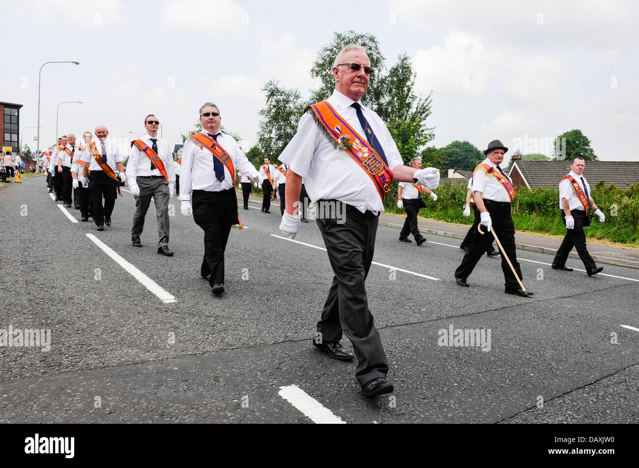 Orange orangeman sash order hi-res stock photography and images - Alamy
