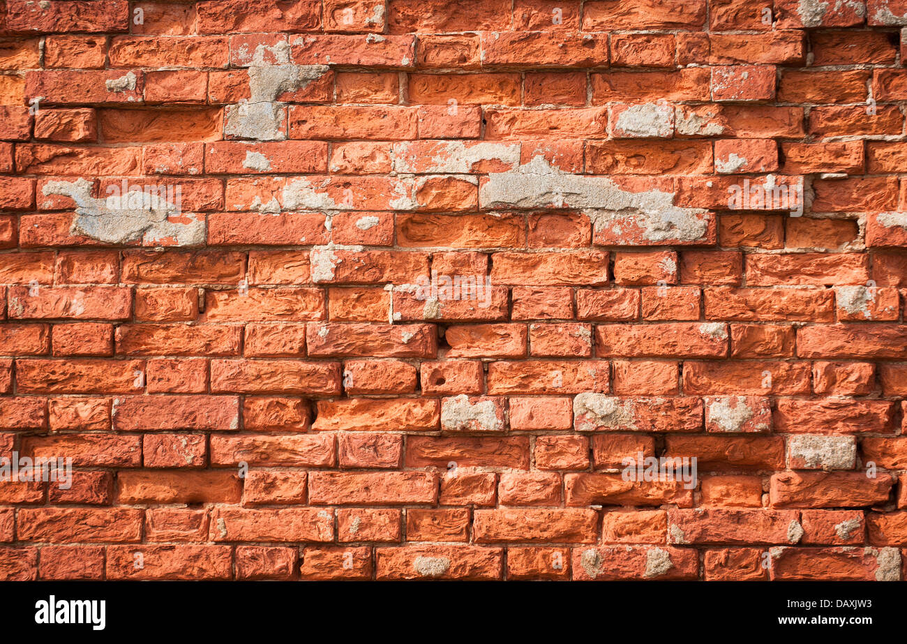 grunge brick wall, highly detailed textured background Stock Photo - Alamy