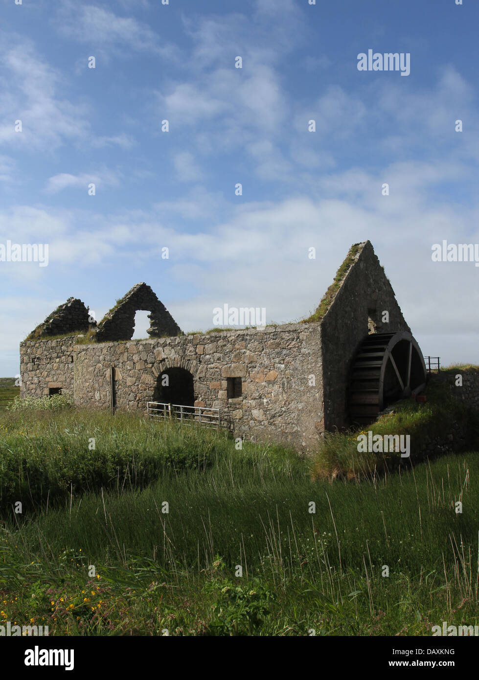 Ruin of Mill House Isle of Tiree Scotland June 2013 Stock Photo - Alamy