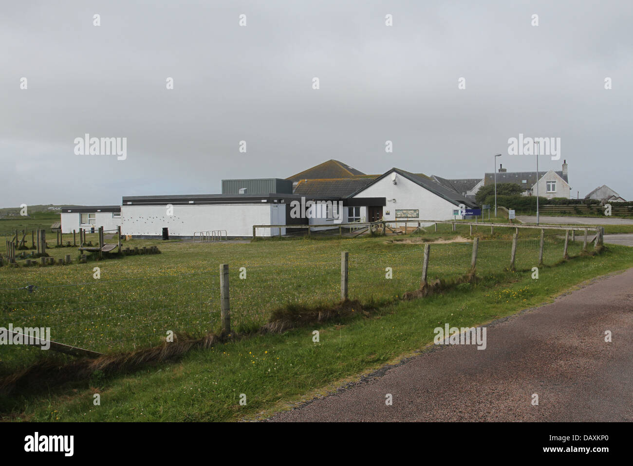Tiree Primary School Isle of Tiree Scotland June 2013 Stock Photo - Alamy