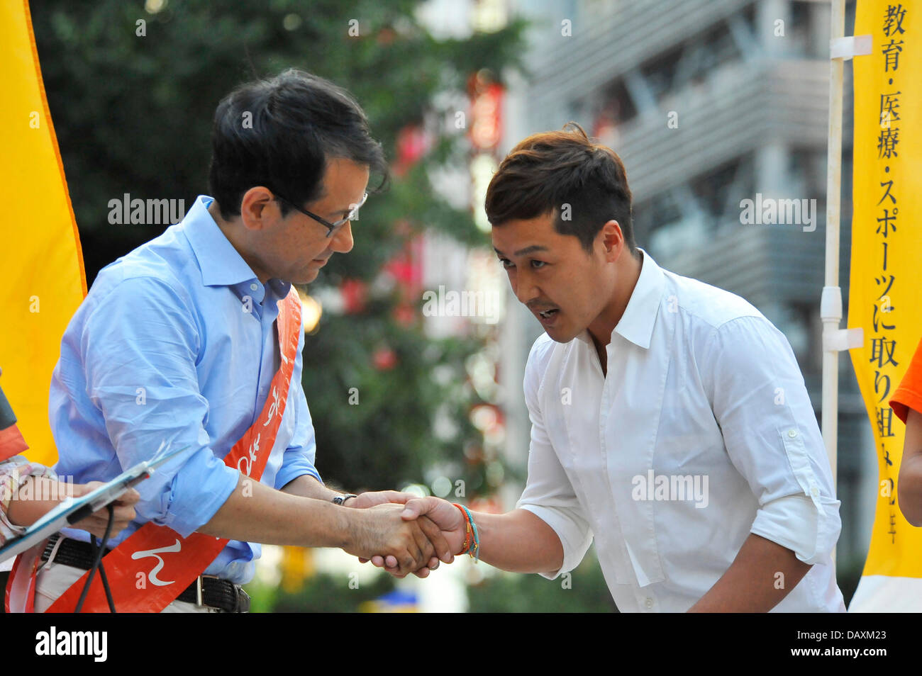 July 19th, 2013 : Tokyo, Japan - Daisuke Nakano, a gymnastics gold ...
