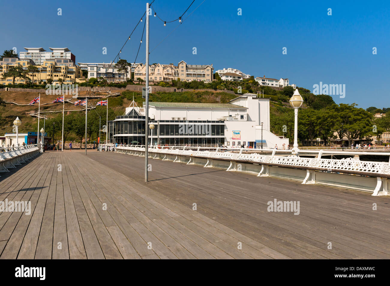 Torquay, Devon, England. July 17th 2013. Princess Pier and the ...
