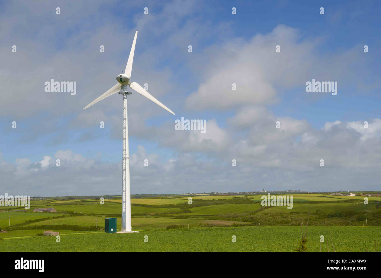 Wind turbines cornwall england hi-res stock photography and images - Alamy