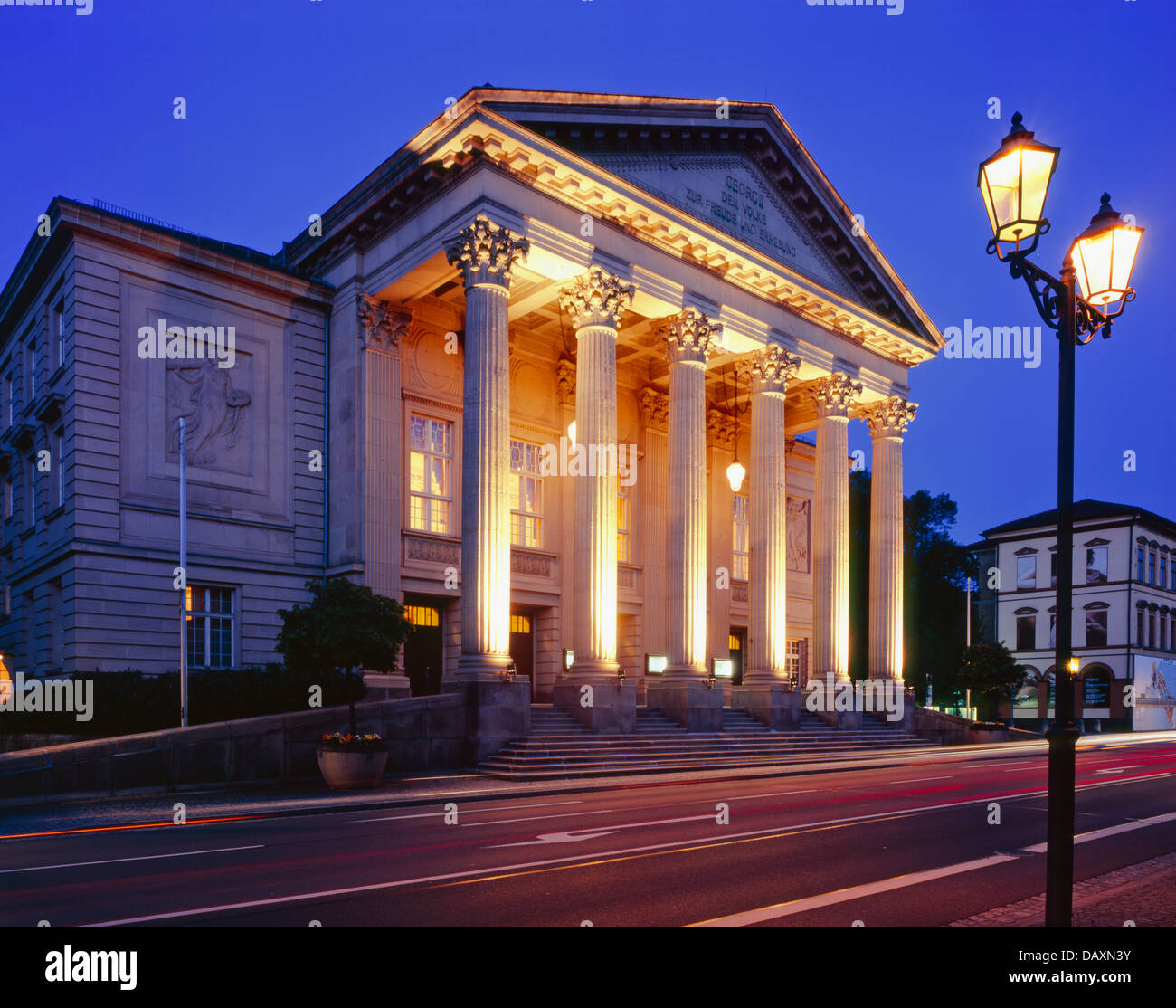 Theater, Meiningen, Thuringia, Germany Stock Photo - Alamy