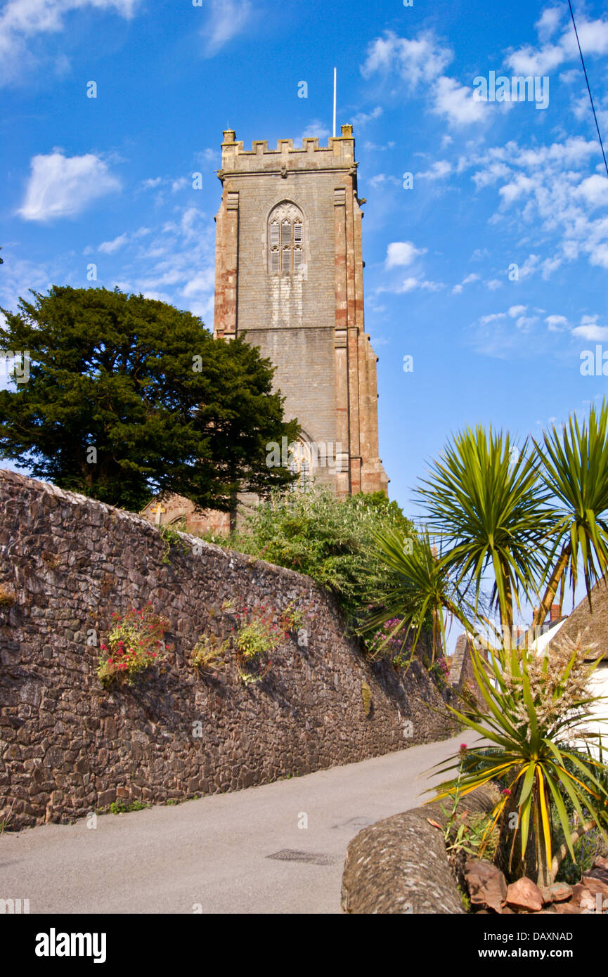 Church of St. Michael, North Hill, Minehead, Somerset Stock Photo - Alamy