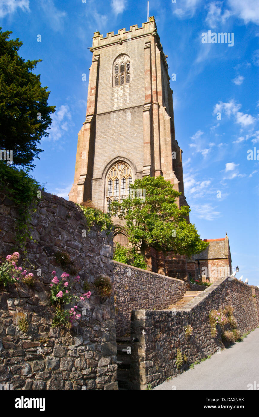 Church of St. Michael, North Hill, Minehead, Somerset Stock Photo - Alamy