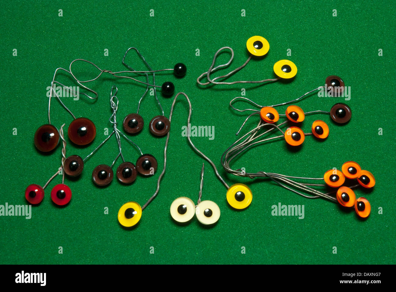 A selection of artificial eyes used for taxidermy Stock Photo - Alamy
