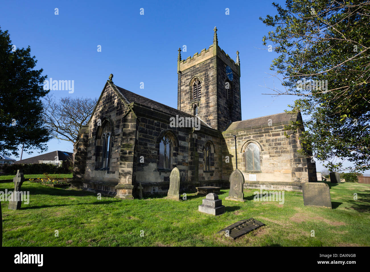 All Saints Church in Crofton near Wakefield. The church dates from the ...