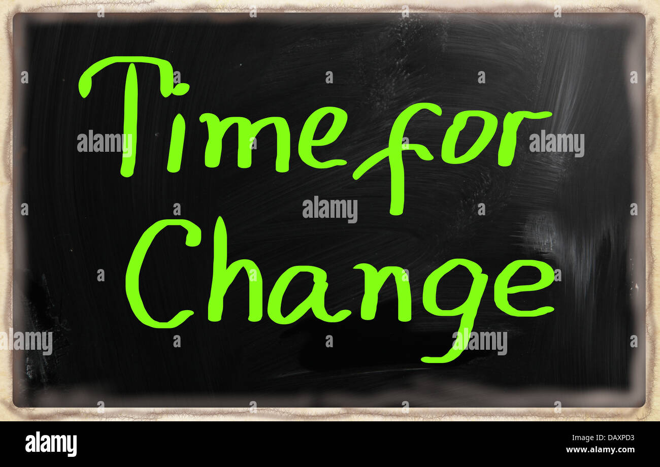Time for change Stock Photo - Alamy