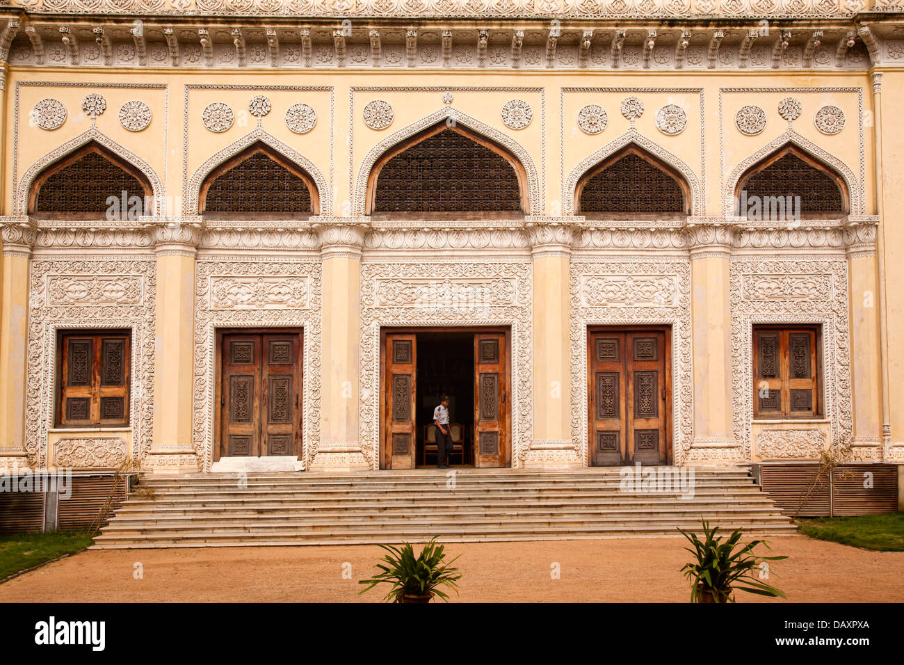 Facade of a Palace, Chowmahalla Palace, Hyderabad, Andhra Pradesh ...