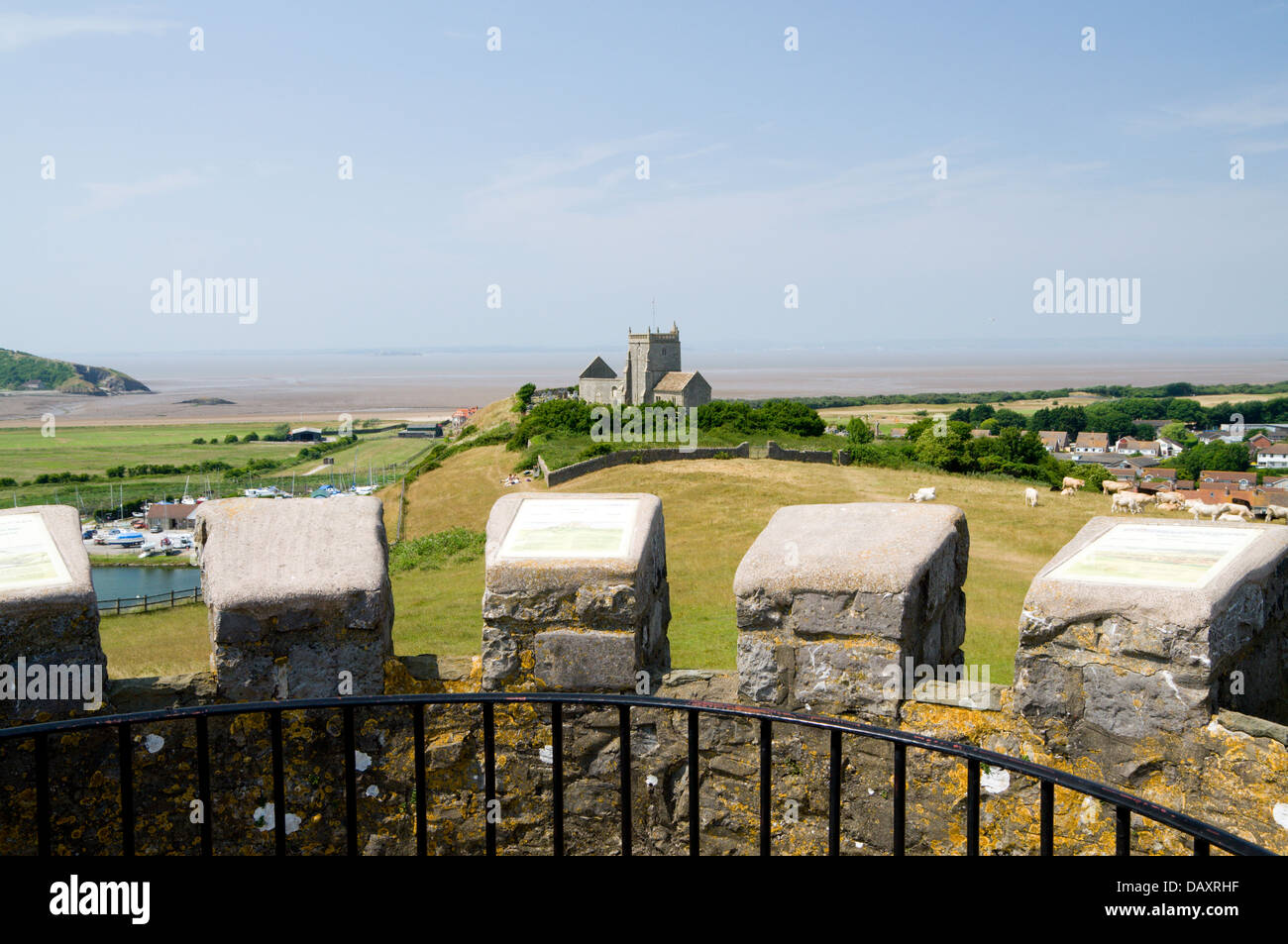 St Nicholas Church, Uphill, Weston-Super-Mare, Somerset, England Stock ...