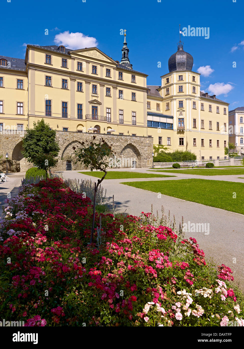 Lower Palace, Greiz, Thuringia, Germany Stock Photo - Alamy