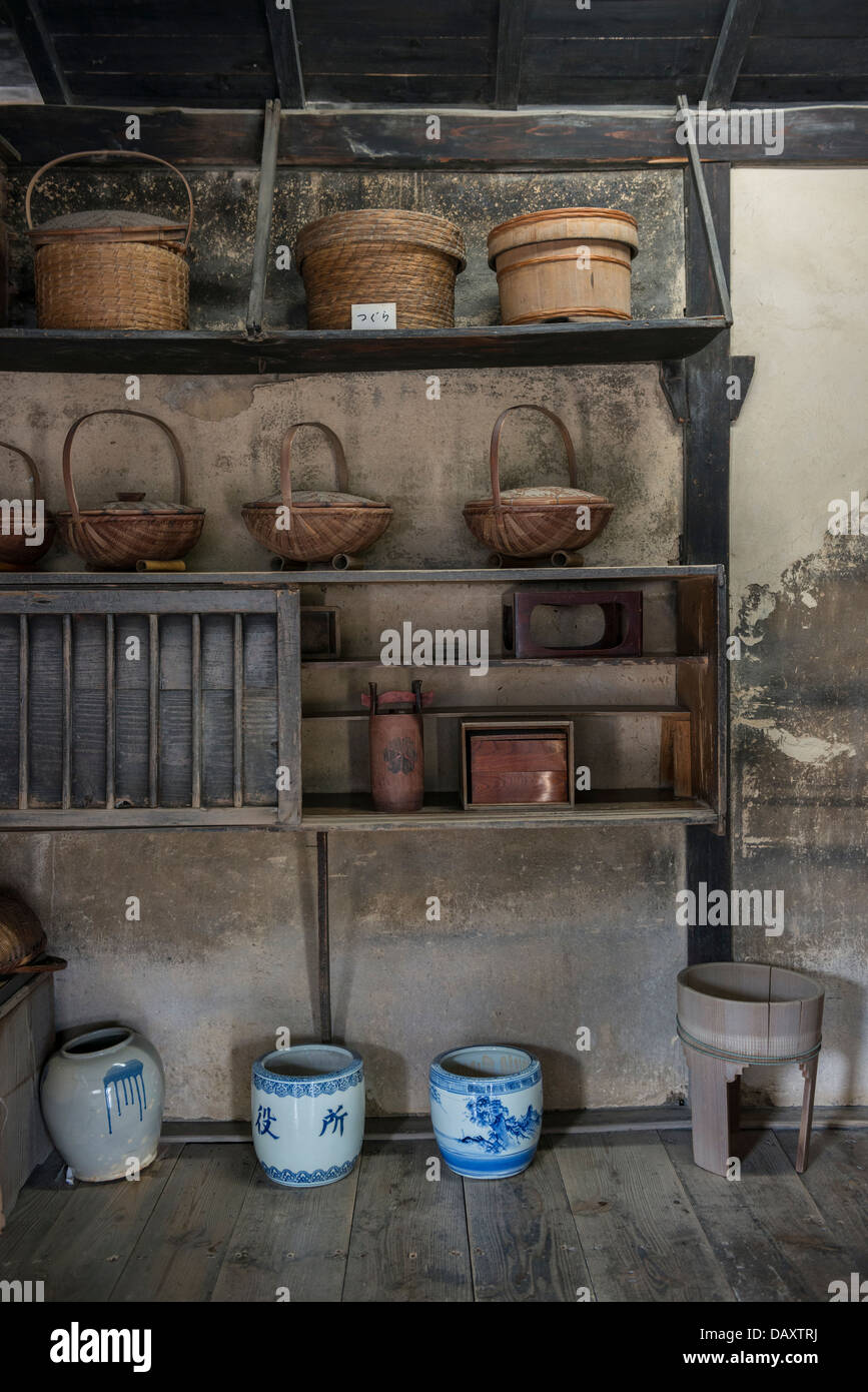 Reconstruction of a Larder Storage area inside a Typical Samurai House ...