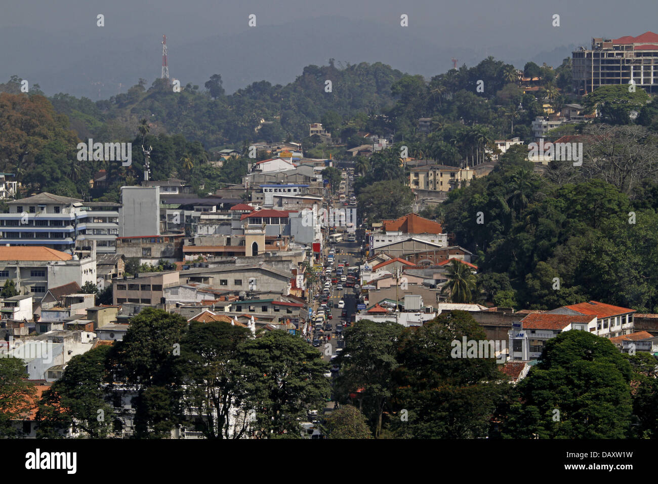KANDY CITY STREET SCENE KANDY SRI LANKA 12 March 2013 Stock Photo - Alamy